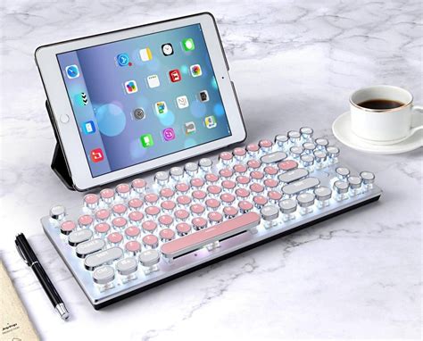 Retro Typewriter Bluetooth Keyboard 87 Key Artofit