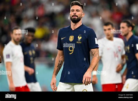 Olivier Giroud Of France During The Fifa World Cup Qatar 2022 Round 16