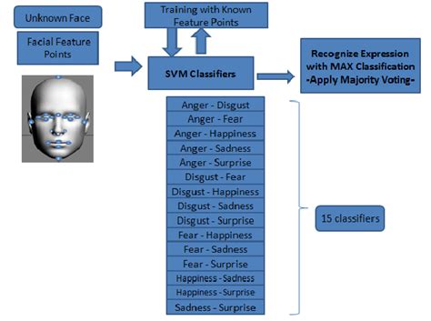 svm classifier system proposed for facial expression recognition