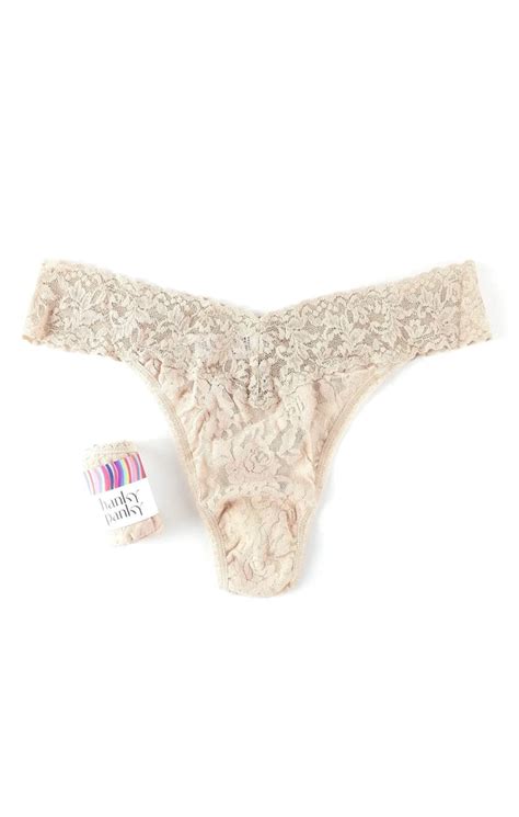Hanky Panky Signature Lace Original Rise Thong ~ Chai Show Me Your Mumu
