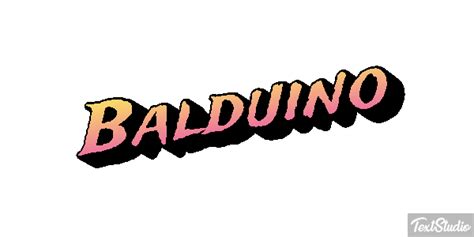 Balduíno Name Animated  Logo Designs