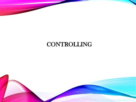 Introduction To Management Function Of Management Controlling Pdf