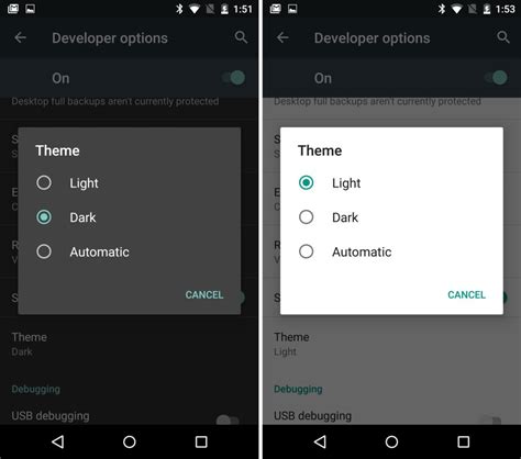Android M Has A Dark Theme Option Ars Technica