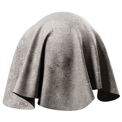 Embossed Velvet Texture White Poliigon