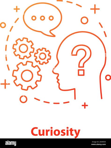 Curiosità Concetto Icona Problem Solving Idea Sottile Linea