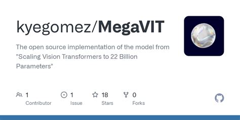Github Kyegomez Megavit The Open Source Implementation Of The Model From Scaling Vision