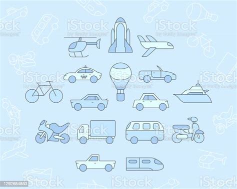 교통 아이콘 세트 0203 고체에 대한 스톡 벡터 아트 및 기타 이미지 고체 공항 교통 Istock