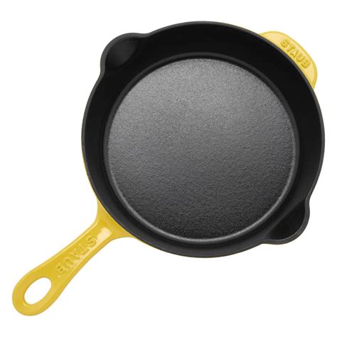 Staub Enameled Cast Iron 85 Traditional Deep Skillet In Citron — Las