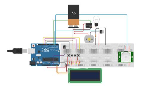 Circuit Design Smart Home System Tinkercad