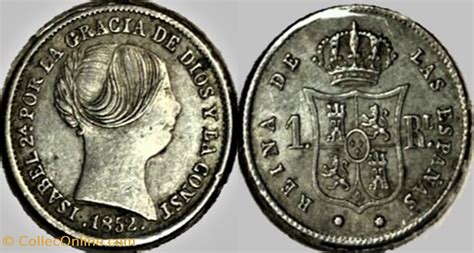 Barcelona Real Isabel II de España Coins World