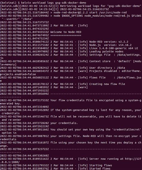 Deploy Node Red As A Kelvin App Written ≥ 4 2 Kelvin Documentation