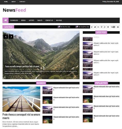 20 News Bootstrap Themes And Templates