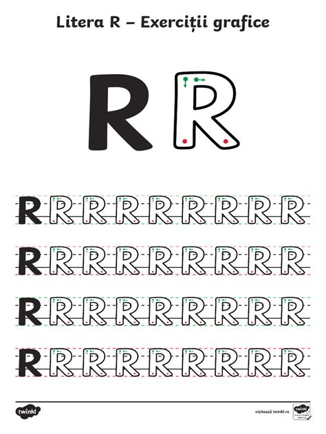 Litera R Exercitii Grafice Pdf