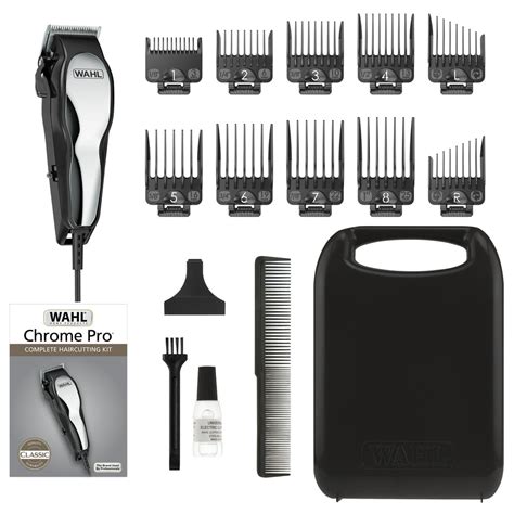 Wahl Chrome Pro Haircutting Kit Blackchrome 79730t