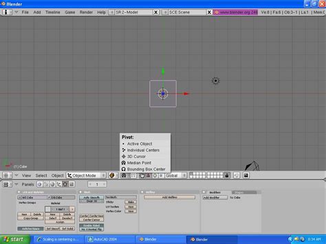 Scaling Is Centering On One Of The Selected Items Modeling Blender
