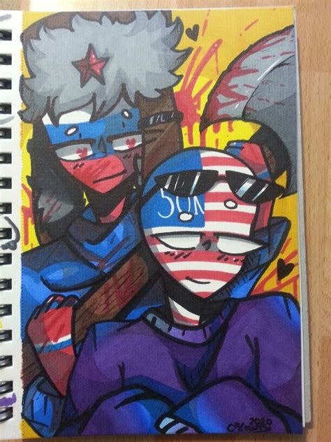 ~yandererussia X America~ Support Artists Yandere Artist