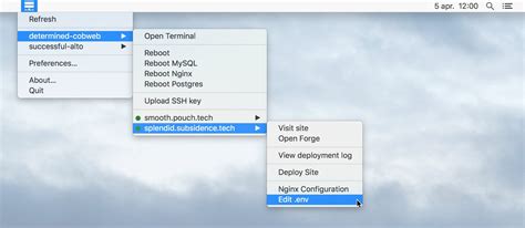 Get Laravel Forge Servers In Your Menubar F Bar