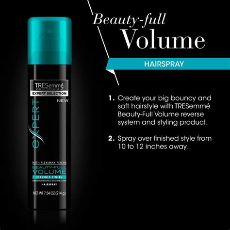 Amazon.com : TRESemmé Beauty-Full Volume Hair Spray, Flexible Finish 7. ...