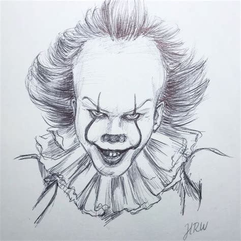 Pennywise Drawing Sketch