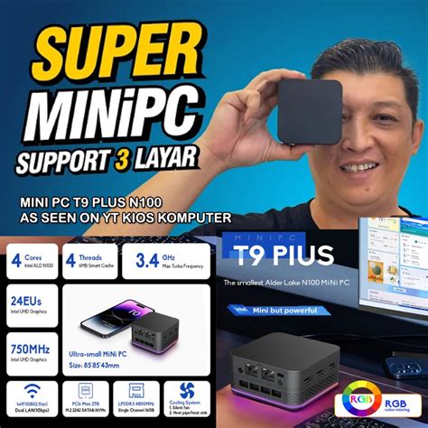 Jual Mini Pc T Plus Intel N Gb Lpddr Triple Hdmi Xlan Windows Pro Shopee Indonesia