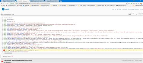 Javascript Html Script Wont Remove From Indexhtml According To Amp