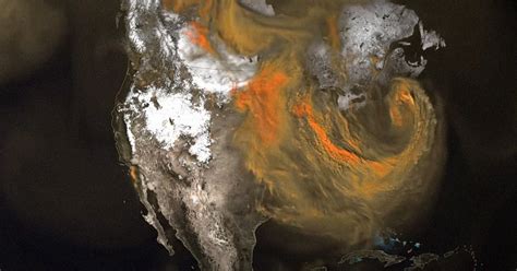 Terrifying Nasa Video Shows America Spewing Co2 Into Atmosphere