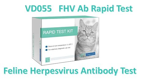 Feline Herpesvirus Antibody Rapid Test Fhv Ab Rapid Test Strips