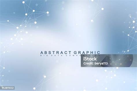 큰 데이터 시각화입니다 추상적인 배경 그래픽 통신입니다 관점 배경 시각화입니다 분석 네트워크 시각화입니다 벡터 일러스트 레이 션