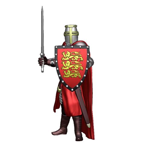 3d Printable English Crusader Infantry 4 3d By Artmarkevych