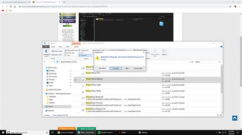 Font Cant Be Deleted Because Its In Use Solved Page 2 Windows 10 Forums