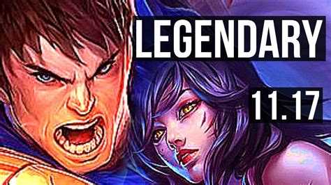 Garen Vs Ahri Mid 24m Mastery 1111 6 Solo Kills 1000 Games