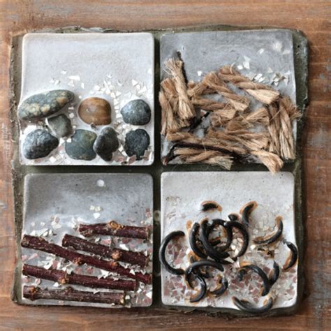 Assemblage That Rocks Creative Ideas For Making Art With Concrete