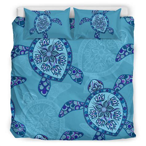 Hawaii Bedding Set Turtle Plumeria
