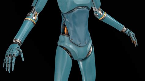 Sci Fi Robot Rm26 3d Model By Cgfed