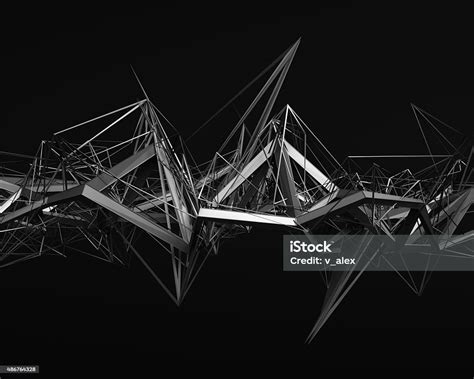 추상적임 3d 렌더링을 혼란스러운 구조 0명에 대한 스톡 사진 및 기타 이미지 0명 2015년 2차 도형 Istock