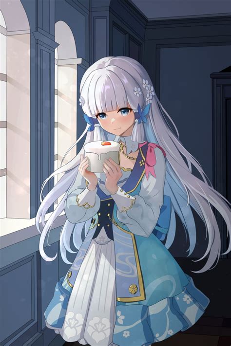 Kamisato Ayaka And Kamisato Ayaka Genshin Impact Drawn By Fangai Anmian Danbooru