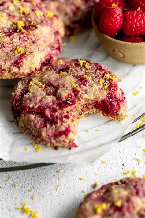 Oat Flour Lemon Raspberry Cookies Eat With Clarity