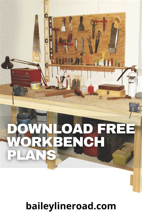 Workbench Plans Download First Class Design Instructions For Free Artofit