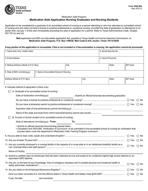 Medication Aide Renewal Form At Krystal Russell Blog