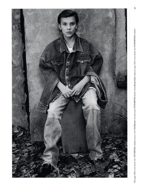 Millie Bobby Brown And Finn Wolfhard Dazed Magazine