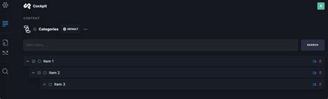 Nested Tree In Content Link Feature Request Cockpit Community