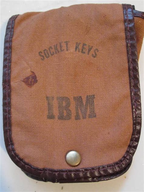 Vintage Ibm Socket Keys Pouch With Socket Keys For Spline Screws