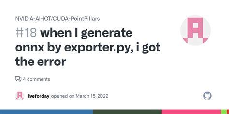 When I Generate Onnx By Exporter Py I Got The Error Issue NVIDIA AI IOT CUDA