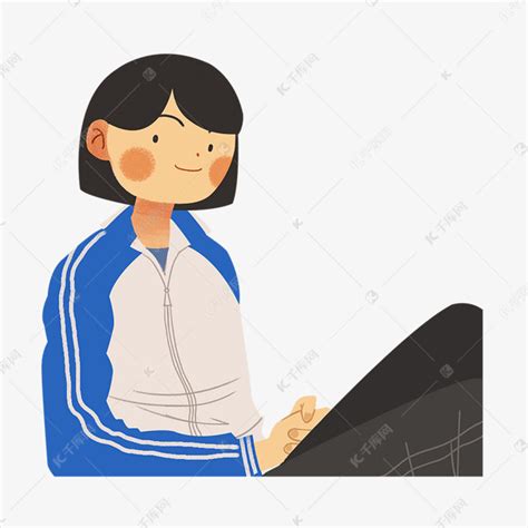 穿着校服的女孩 素材图片免费下载 千库网