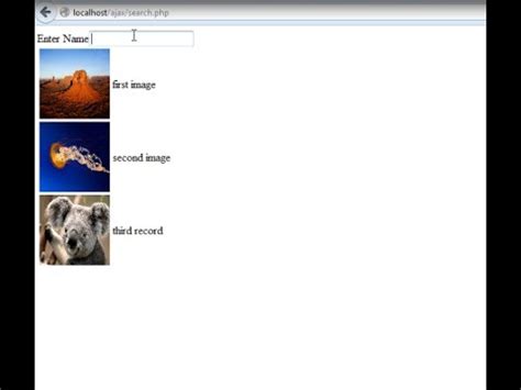 Php Get Data From Mysql Database Without Refreshing A Whole Page And