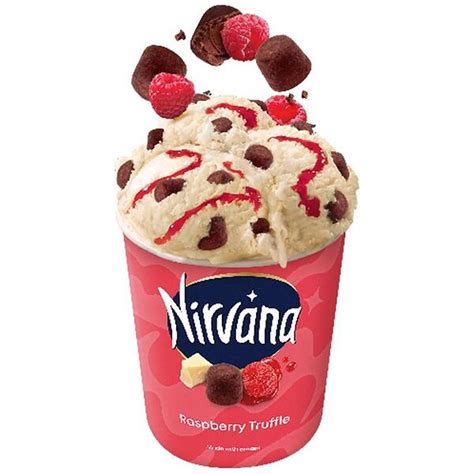 Сладолед Nirvana туба Малина Трюфел 313г