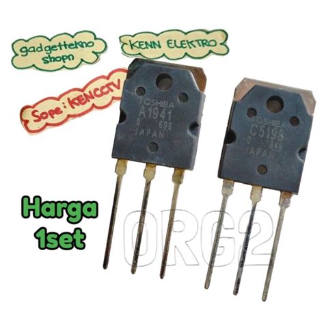 Toshiba Sa 1941 Sc 5198 Org2 Transistor Shopee Malaysia