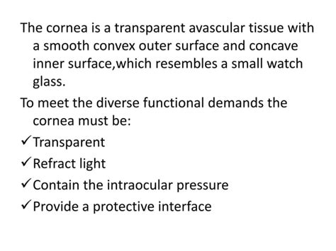 Cornea Ppt