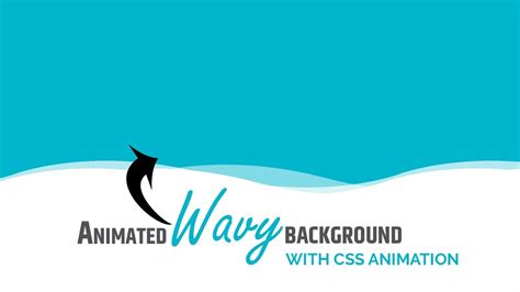 Make Background Water Wave With The Help Of Css Animation Effects Youtube