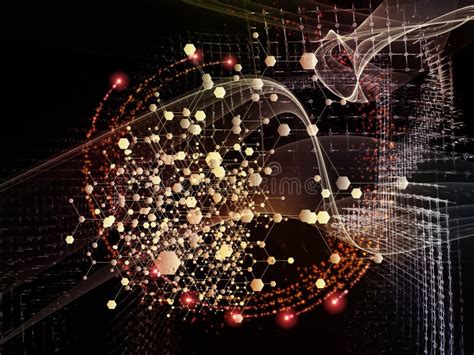 Particle Grid Stock Illustration Illustration Of Technology 223934238